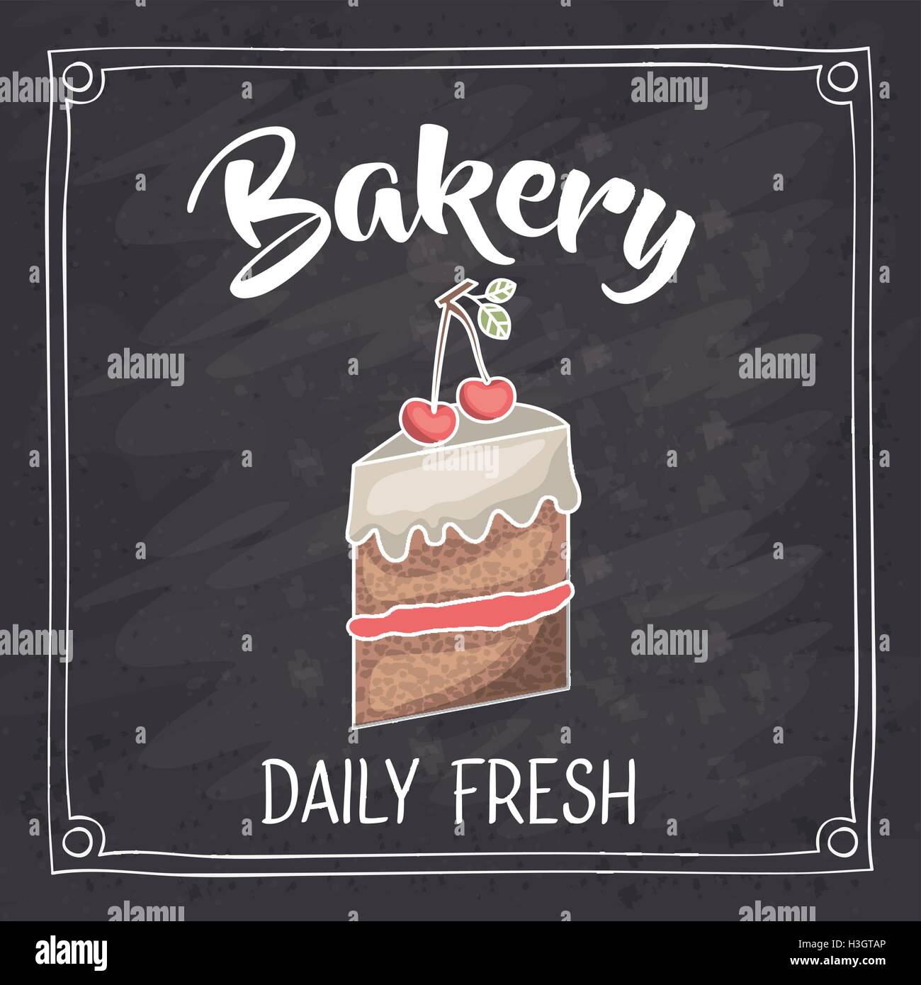 Cake of bakery food design Stock Vector Image & Art - Alamy