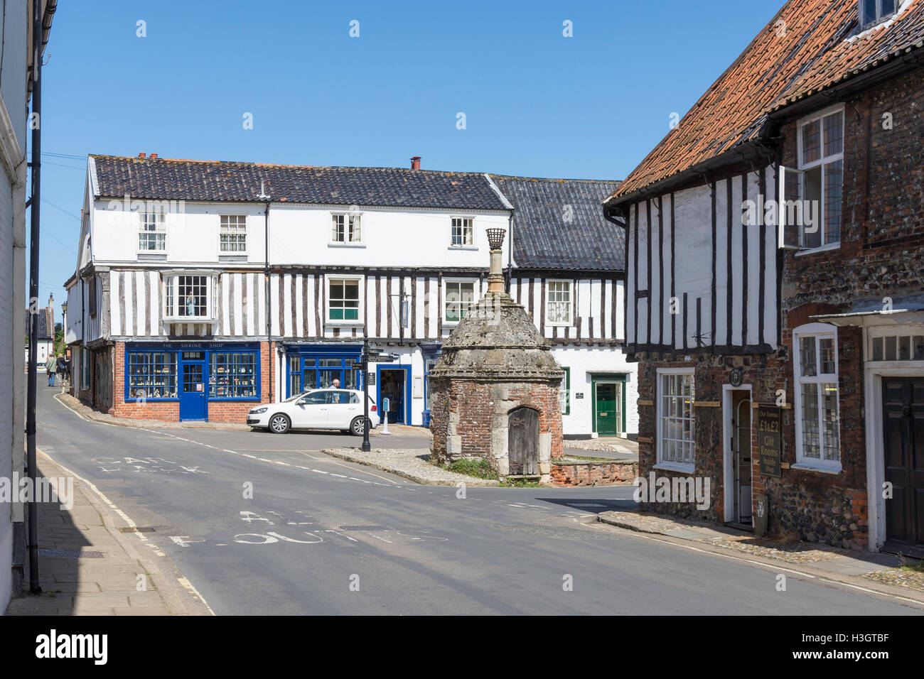 The 16th century punp, Common Place, Little Walsingham, Norfolk ...