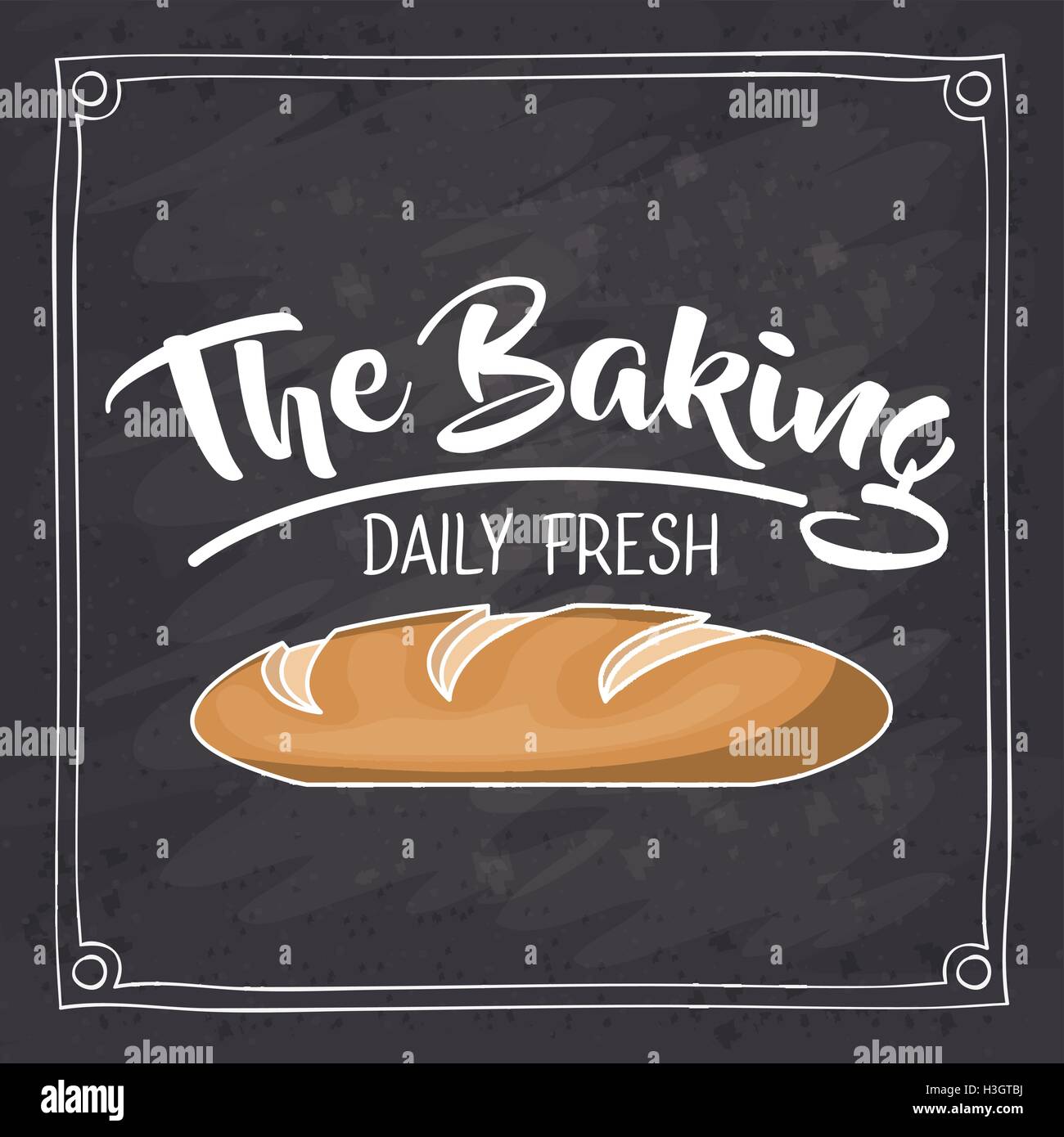 Bread baked daily sign hi-res stock photography and images - Alamy