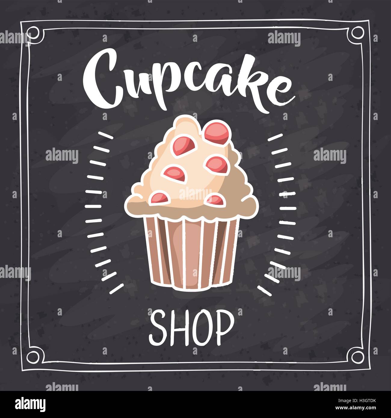 Cupcake of bakery food design Stock Vector Image & Art - Alamy