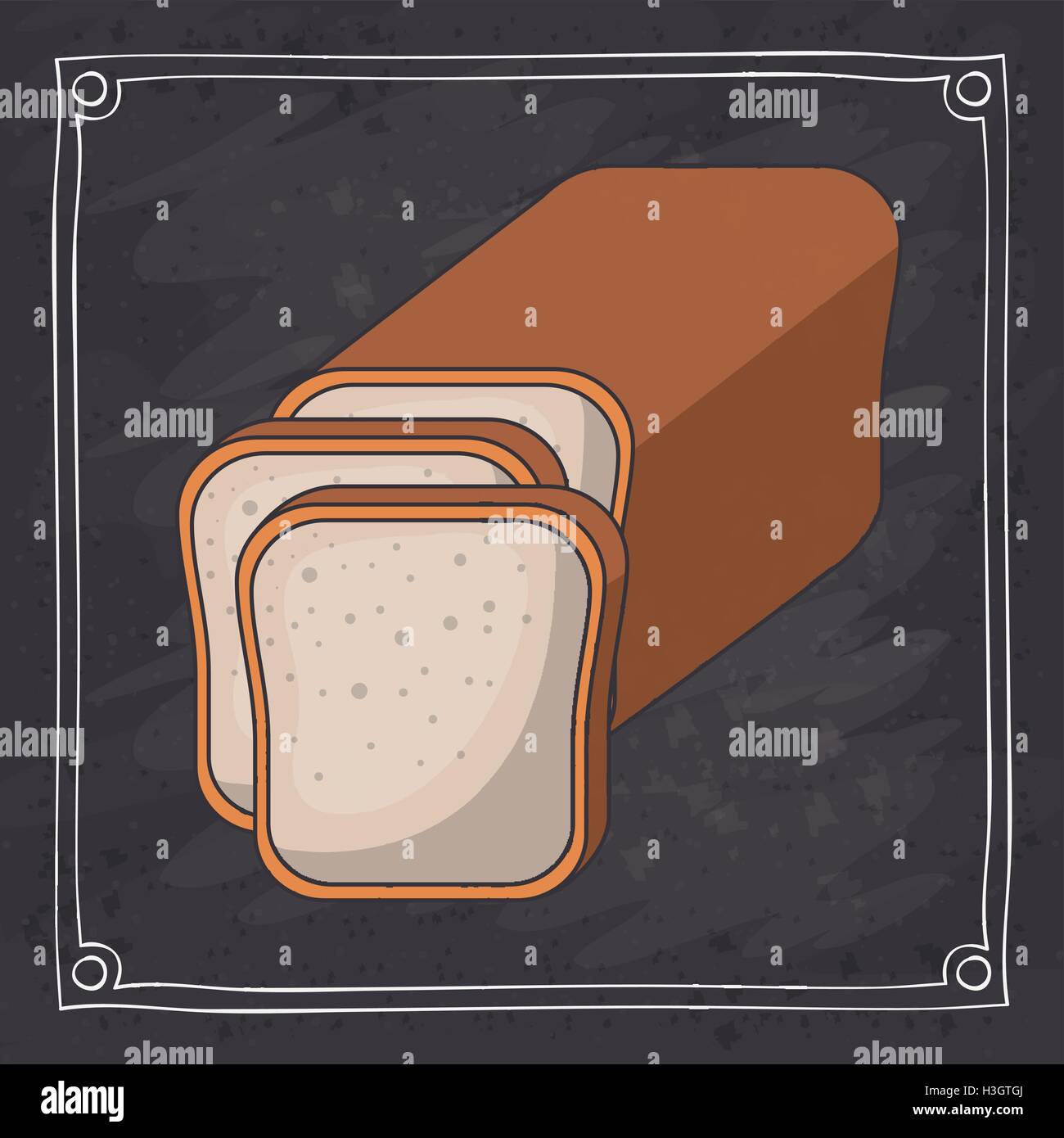 Bread of bakery food design Stock Vector Image & Art - Alamy