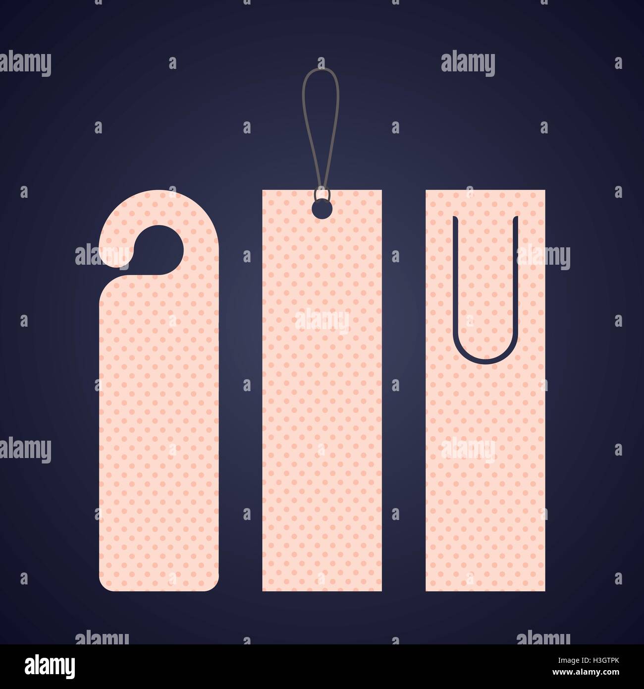 Bookmark label tag design Stock Vector Image & Art - Alamy