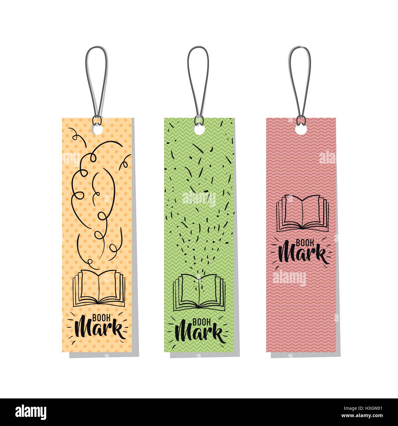 Bookmark label tag design Stock Vector Image & Art - Alamy