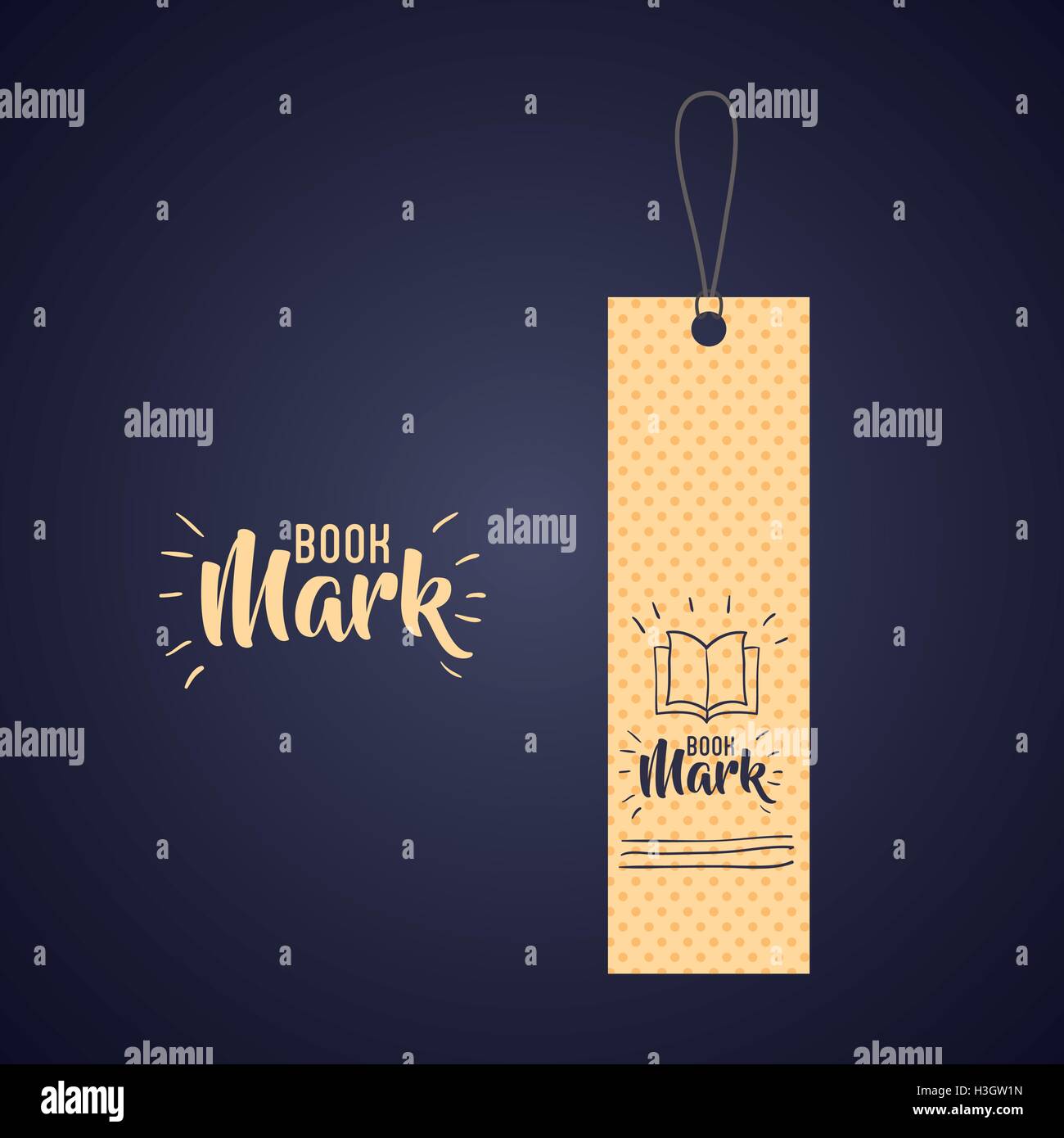 Bookmark label tag design Stock Vector Image & Art - Alamy