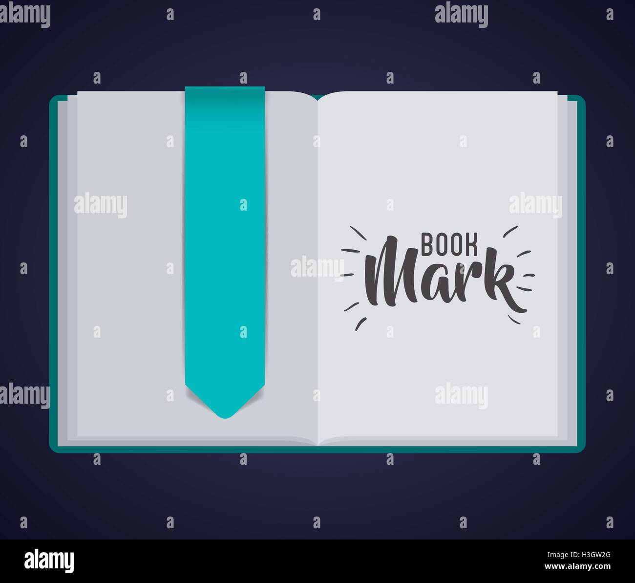Bookmark label tag and book design Stock Vector Image & Art - Alamy