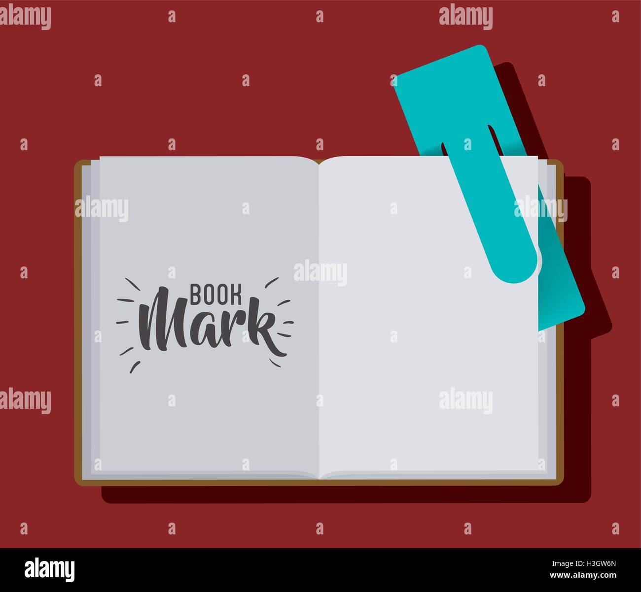 Bookmark label tag and book design Stock Vector Image & Art - Alamy