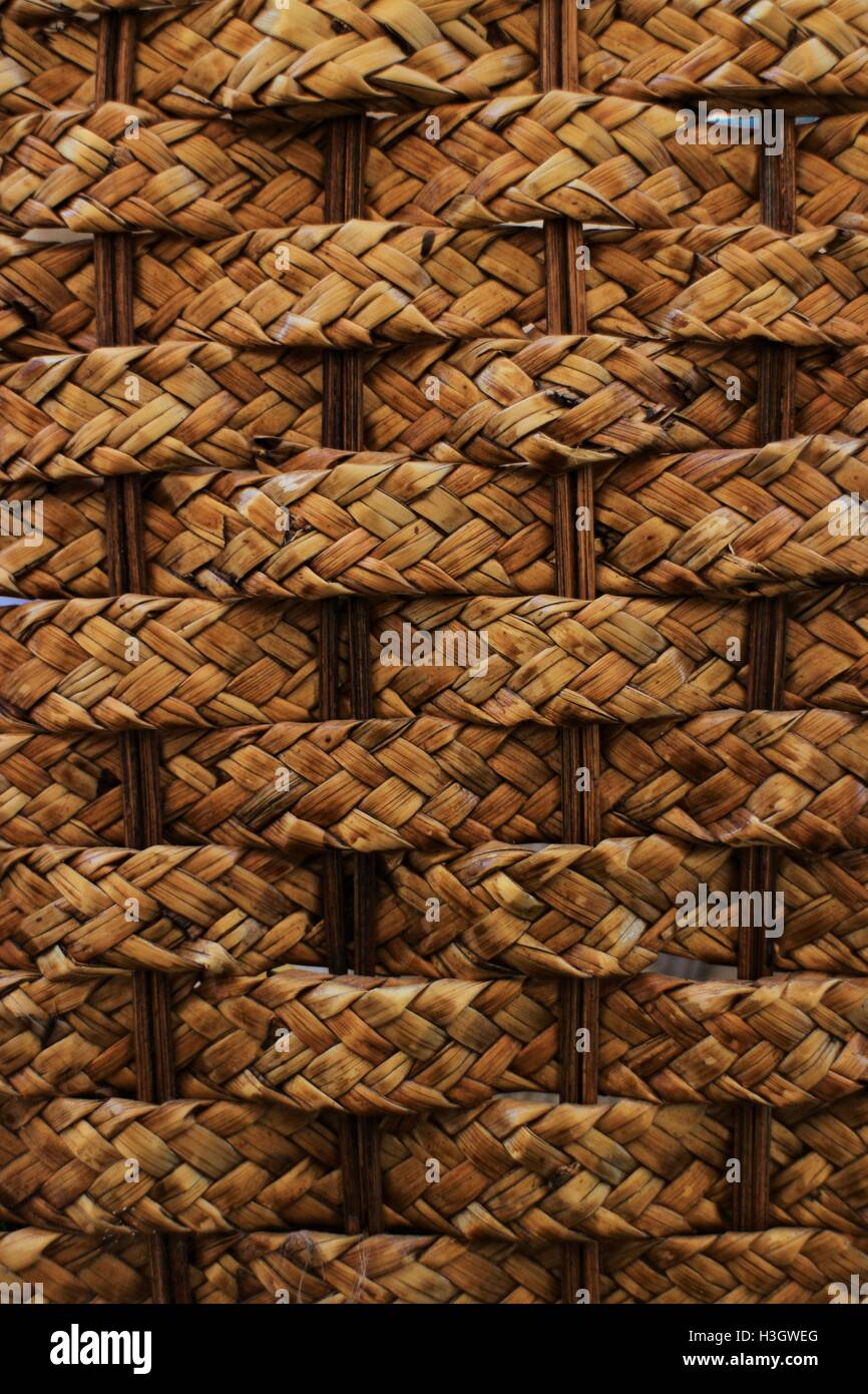 Woven basket texture background Stock Photo - Alamy