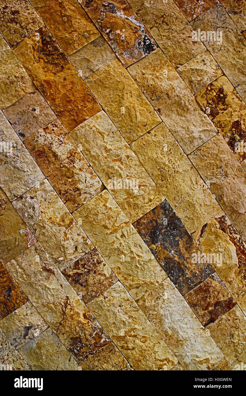 Sandstone brick wall Stock Photo - Alamy