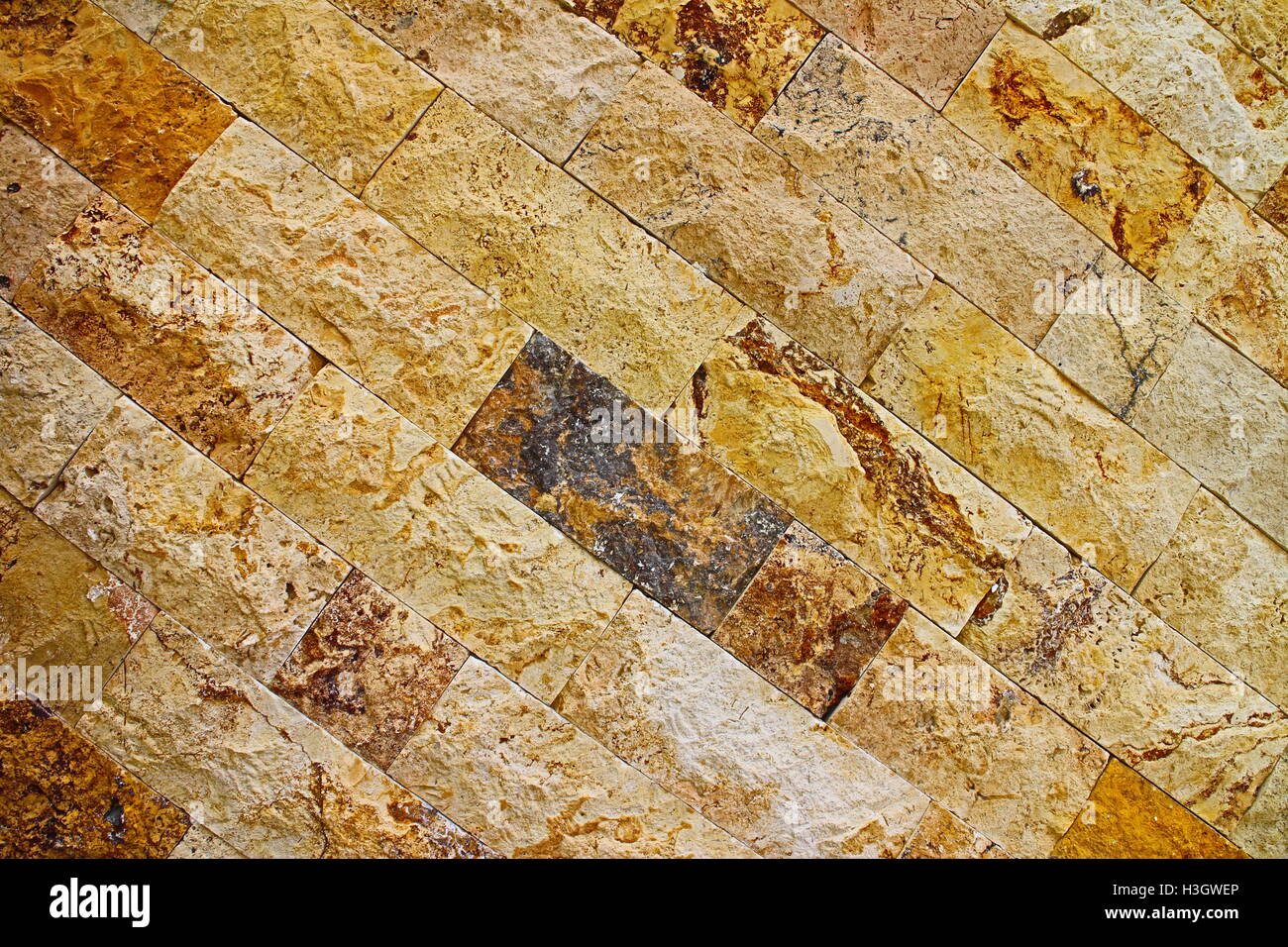 Sandstone brick wall Stock Photo - Alamy