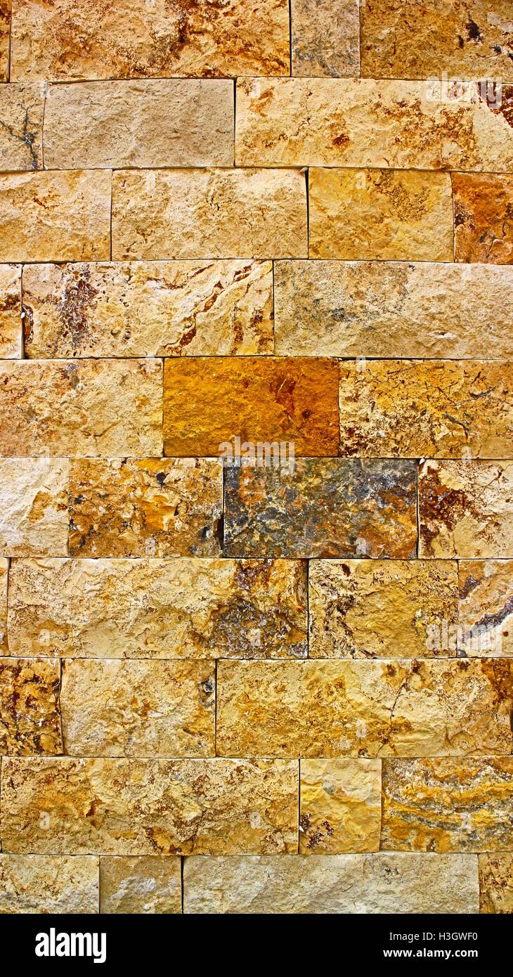 Sandstone brick wall Stock Photo - Alamy