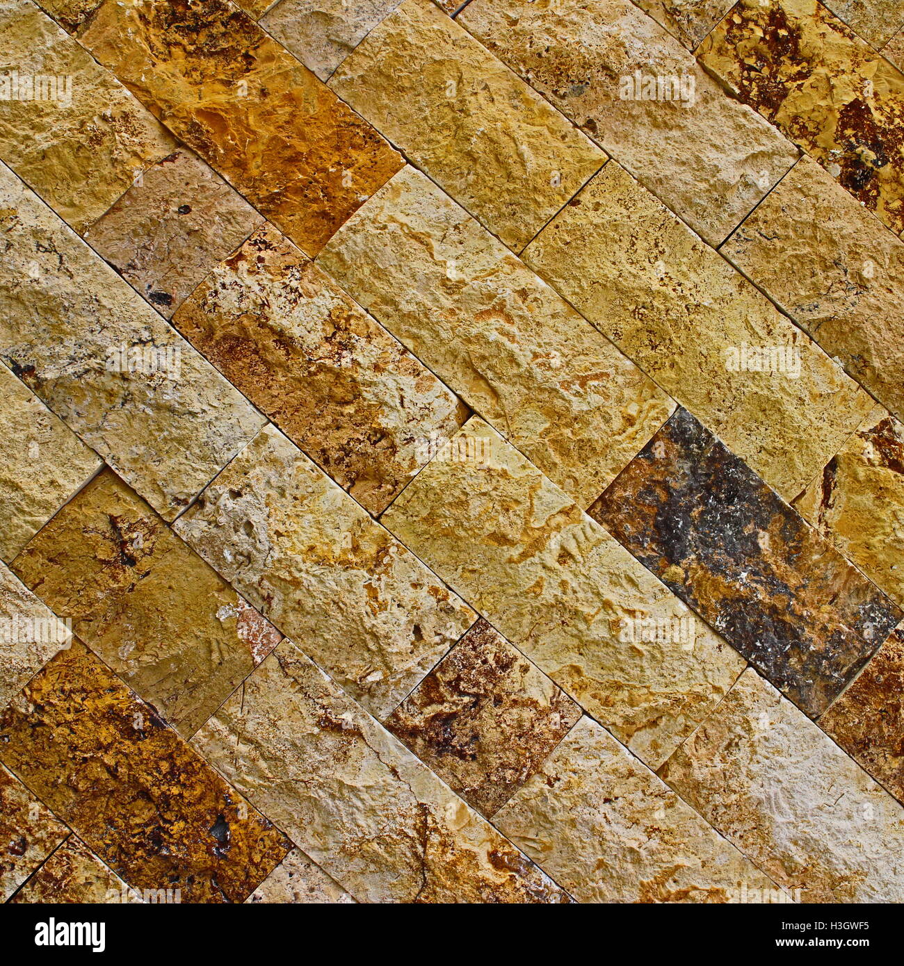 Sandstone brick wall Stock Photo - Alamy