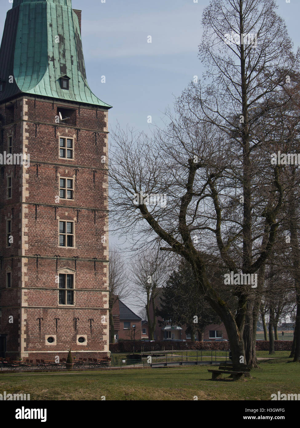 the castle of raesfeld Stock Photo - Alamy