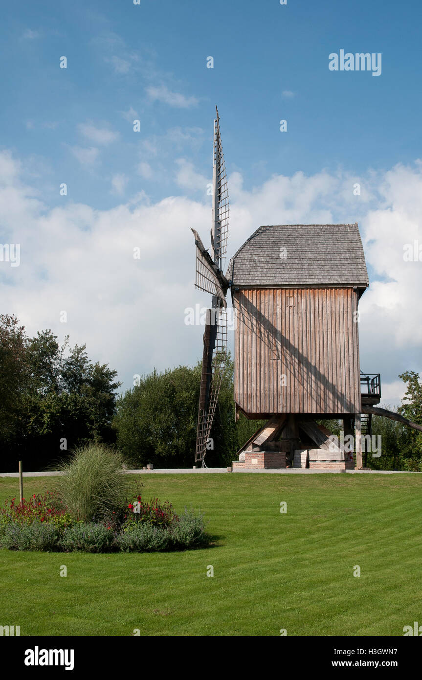 windmill in germany Stock Photo - Alamy