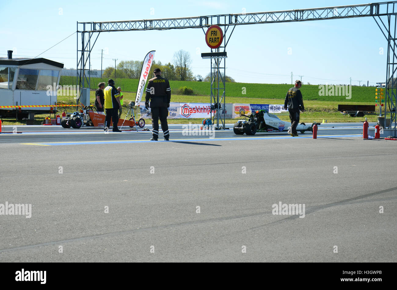 Drag race Vårgårda Sweden summer 2016 Stock Photo - Alamy