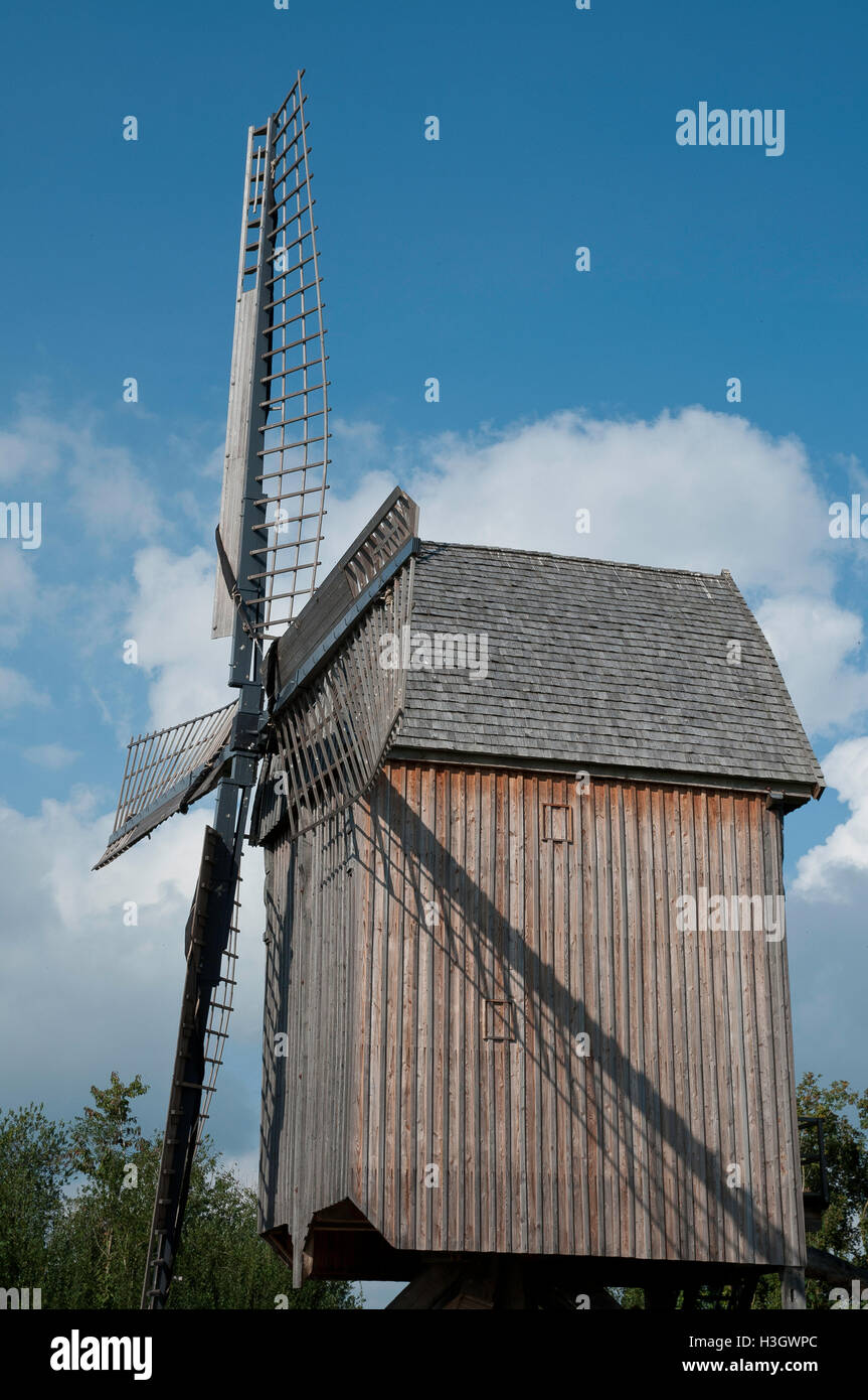 windmill in germany Stock Photo - Alamy