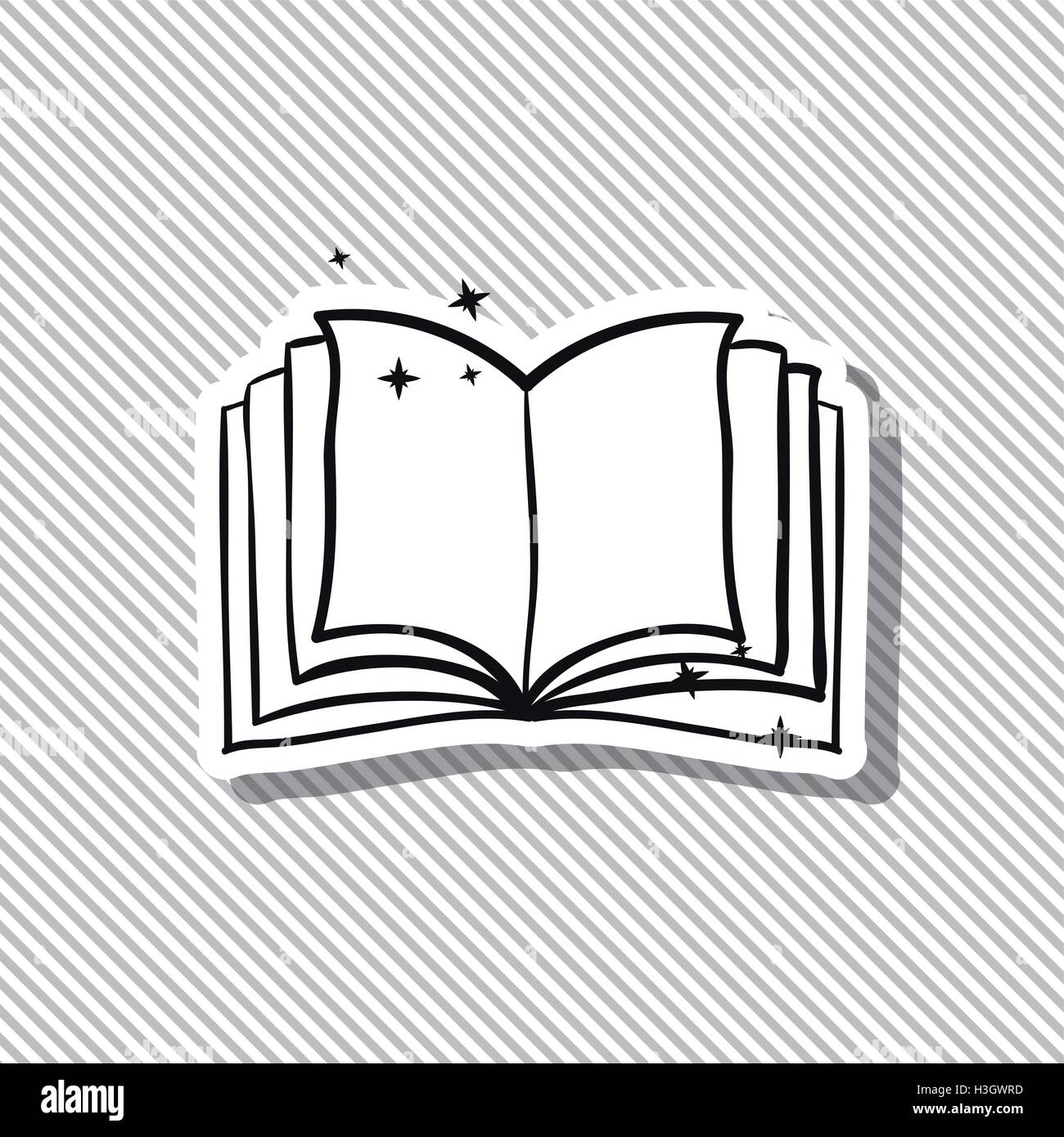 Open book and literature design Stock Vector Image & Art - Alamy