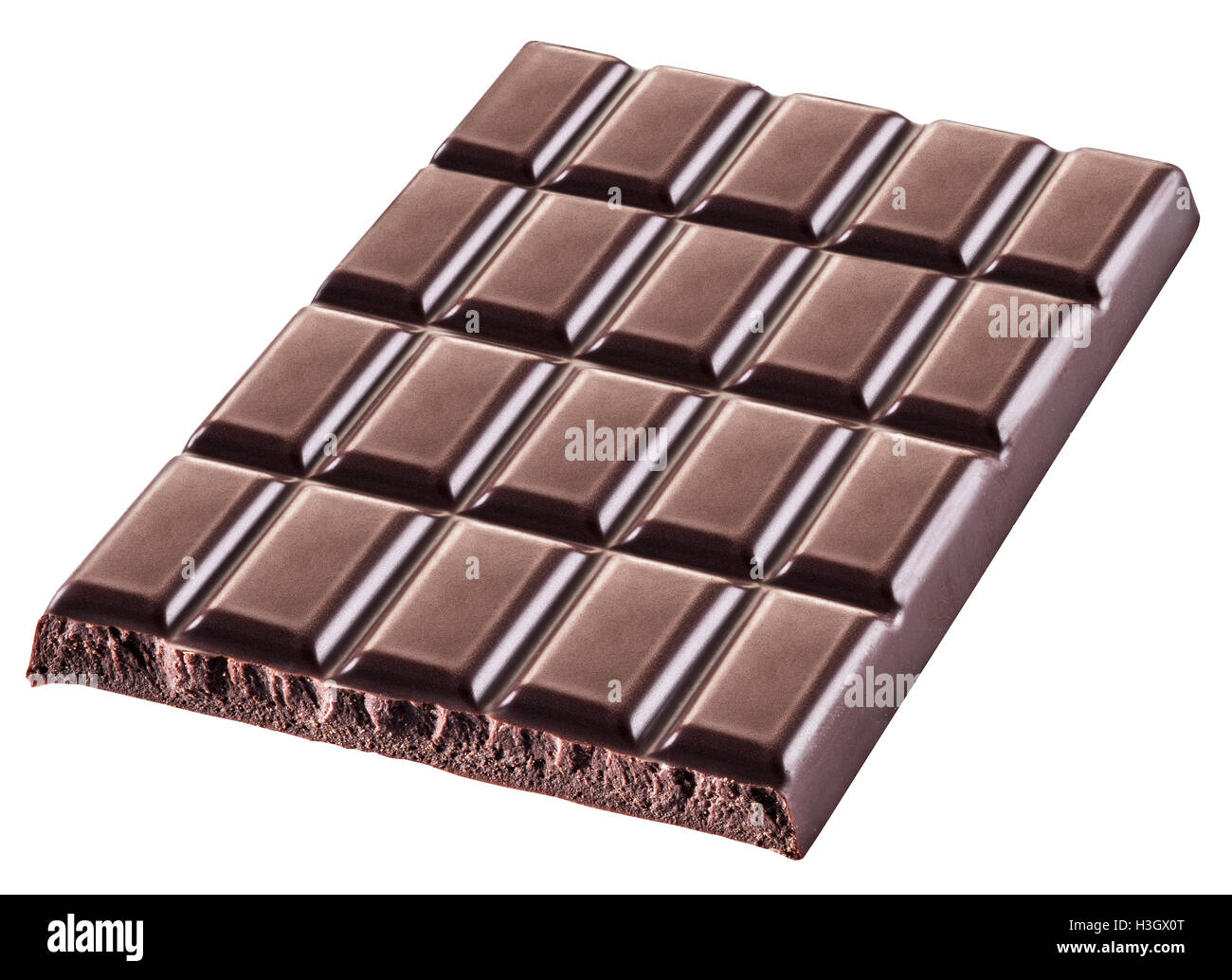 Pieces of chocolate bar. File contains clipping paths Stock Photo - Alamy
