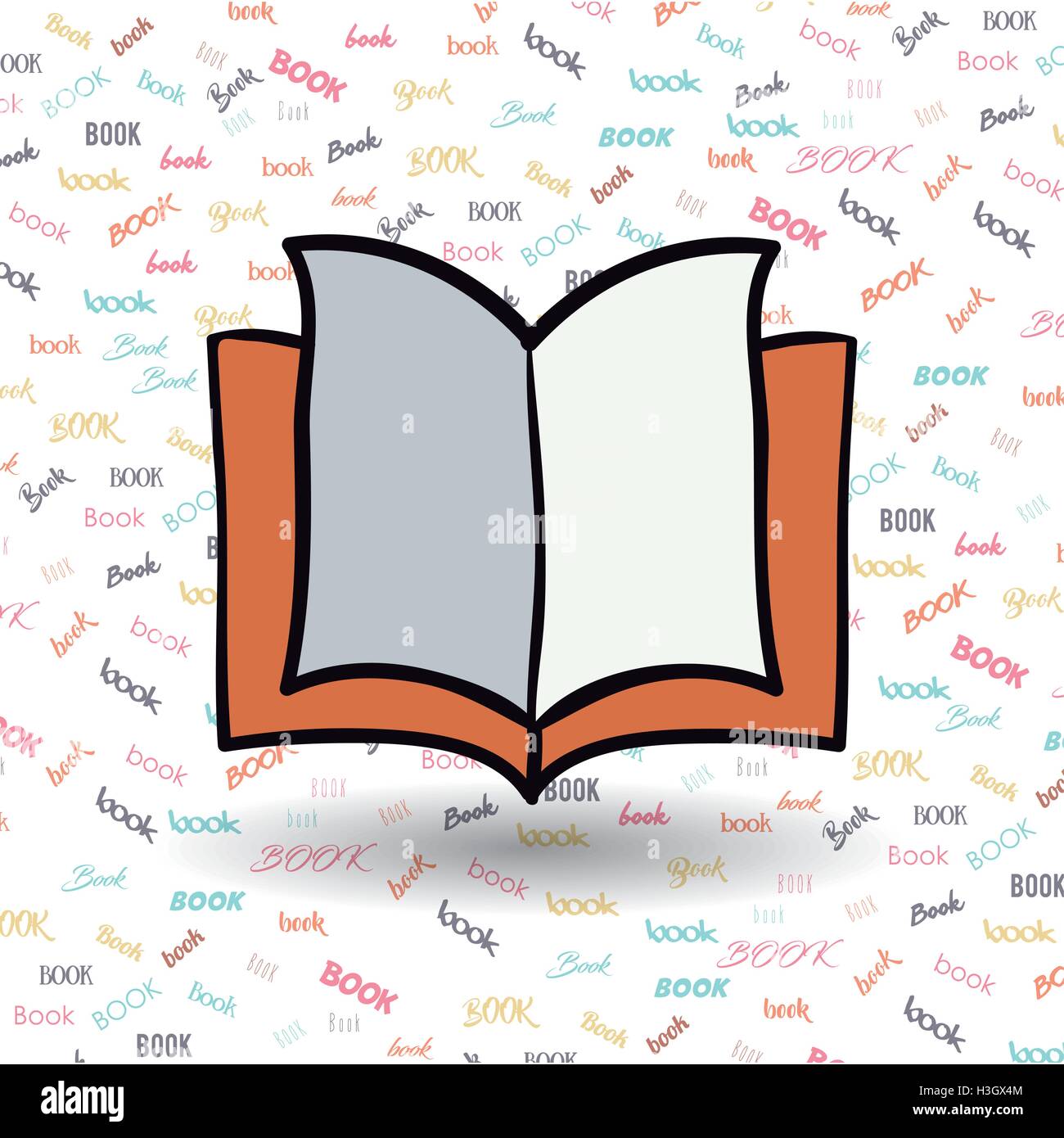 Open book and literature design Stock Vector Image & Art - Alamy