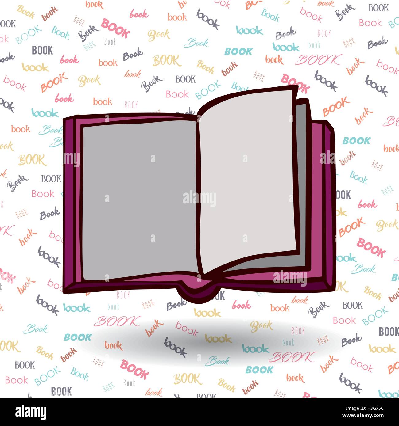 Open book and literature design Stock Vector Image & Art - Alamy