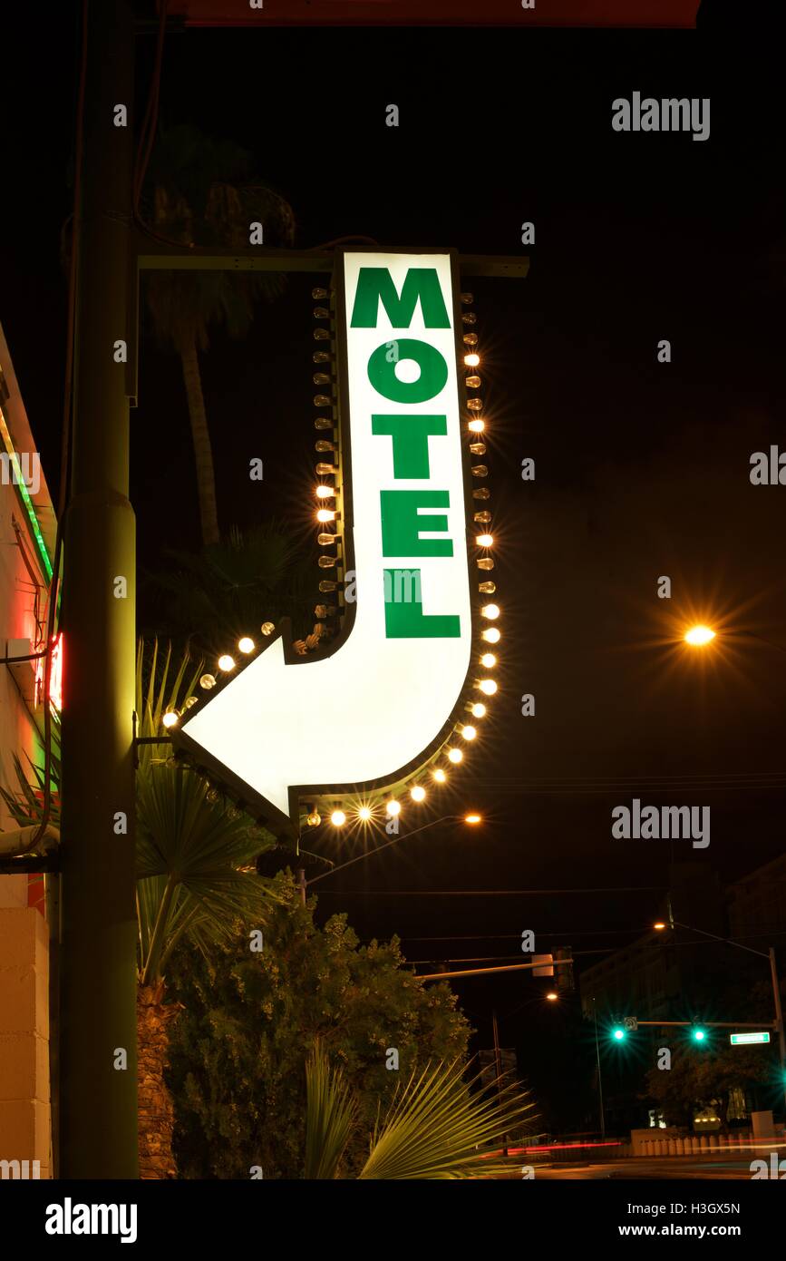 American Neon sign Stock Photo - Alamy