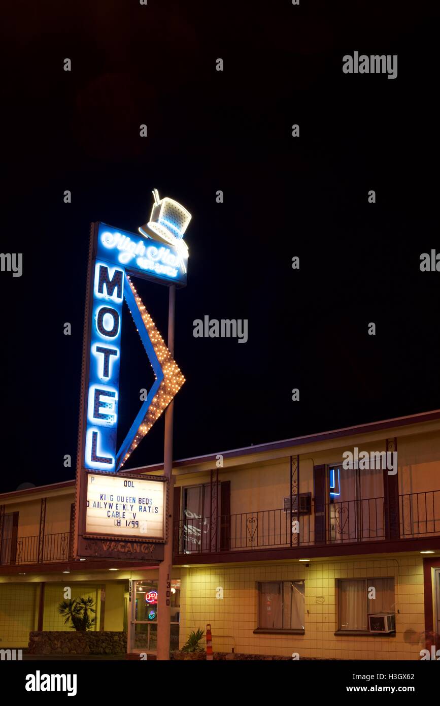 American Neon sign Stock Photo - Alamy