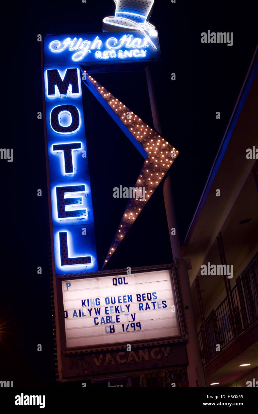American Neon sign Stock Photo - Alamy