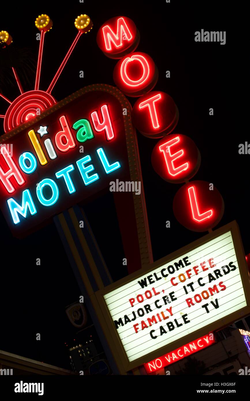 American Neon sign Stock Photo - Alamy