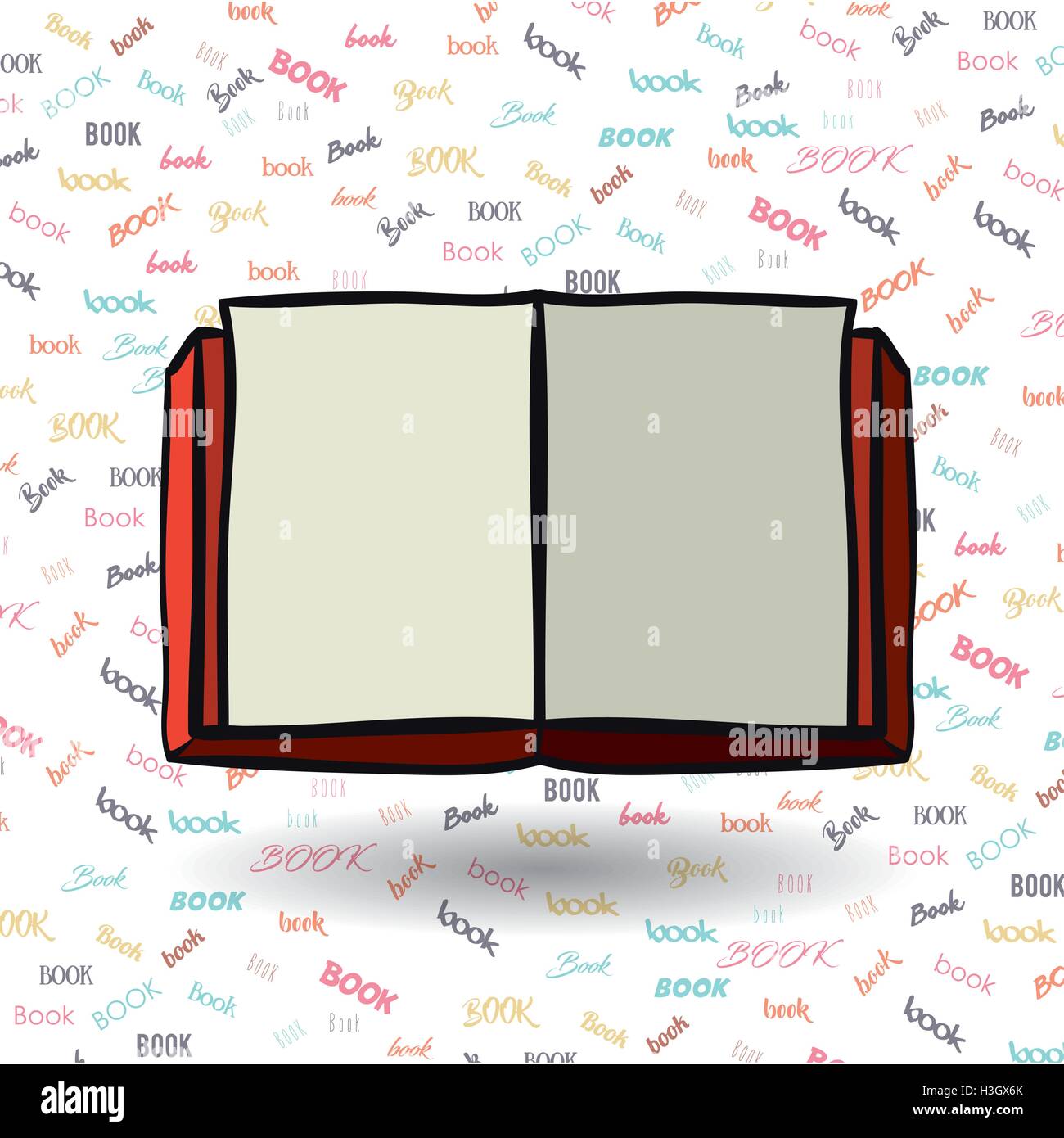 Open book and literature design Stock Vector Image & Art - Alamy