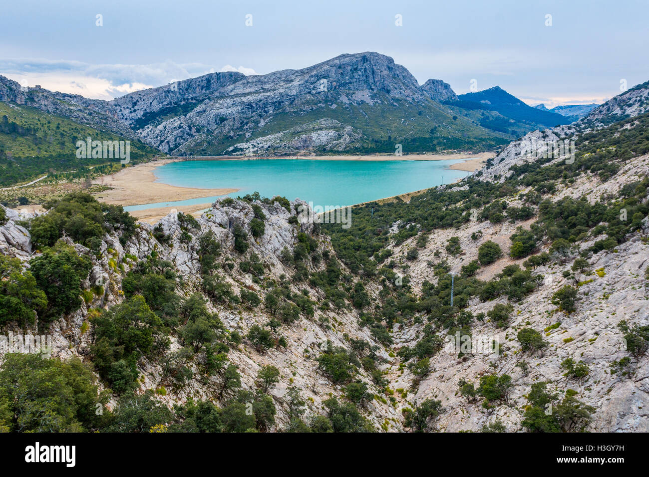 Gorg Blau Lake, Majorca Stock Photo - Alamy