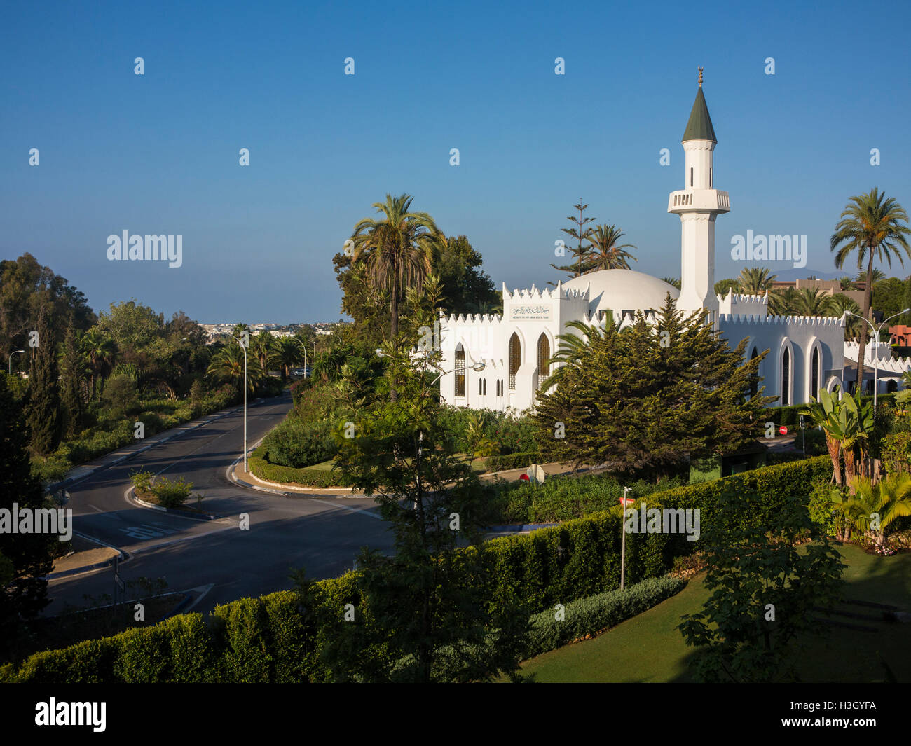 Abdul Aziz Al Saud mosque, Marbella, Costa del Sol, Andalucia, Spain ...