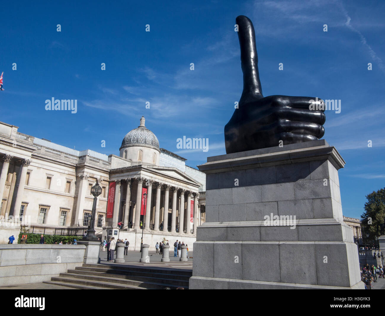"Really Good" Statue, Fourth Plinth,Trafalgar Square, London UK Stock ...