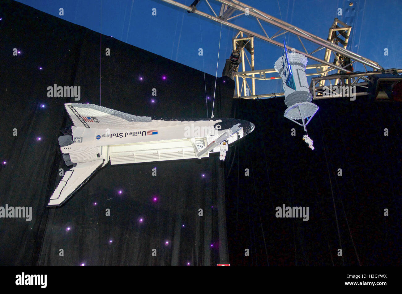 United States shuttle Lego display at the Brickman Experience in Perth ...