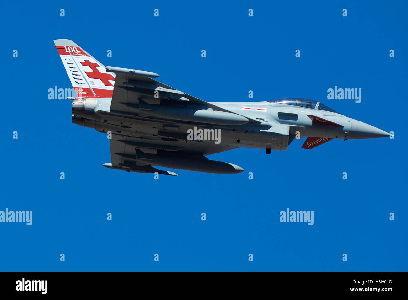 Raf fighter jet flying over hi-res stock photography and images - Alamy