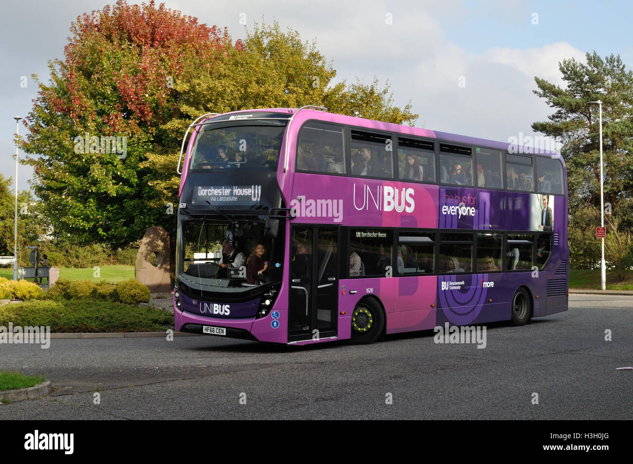 Mauve bus hi-res stock photography and images - Alamy