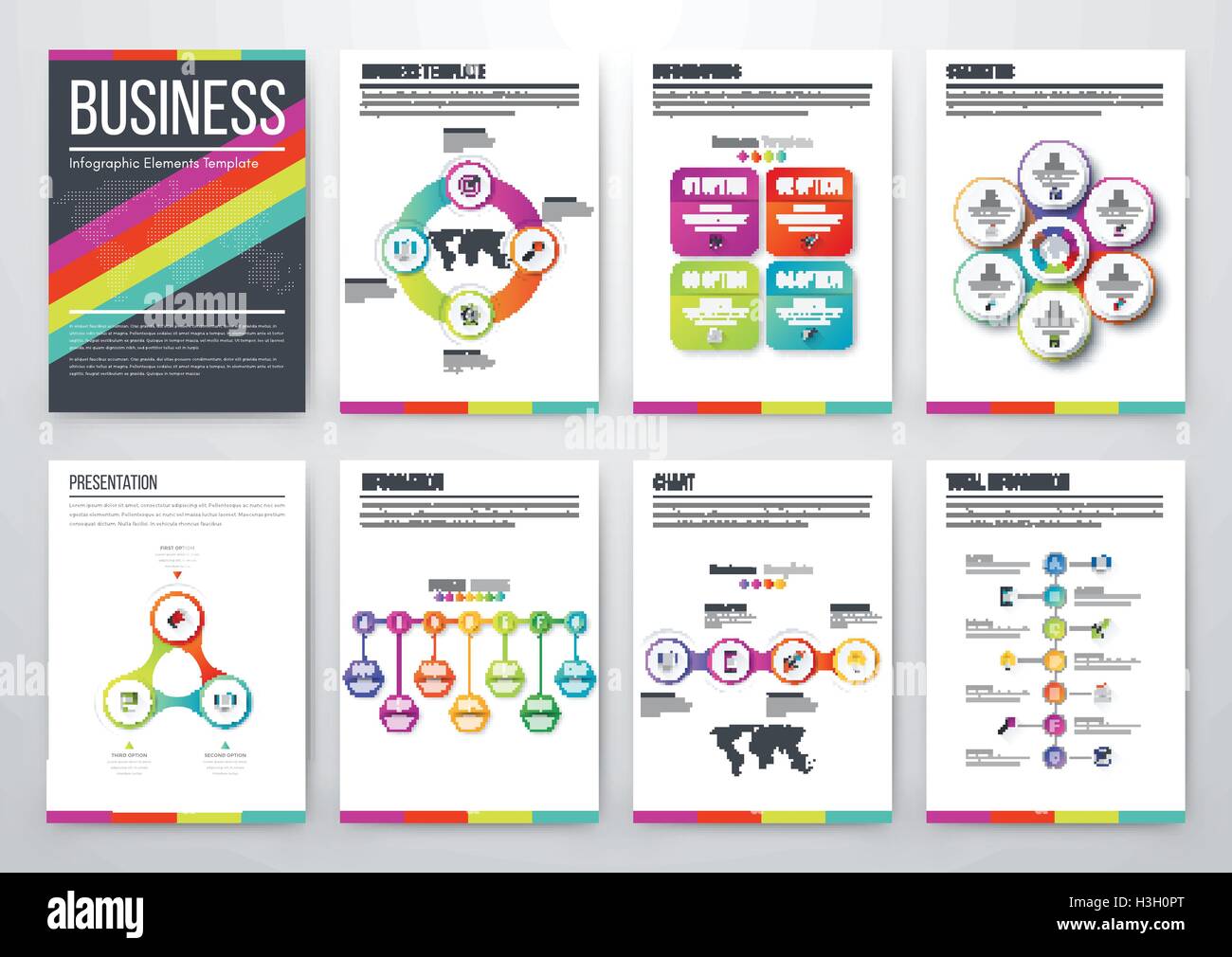 Modern infographic vector concept Stock Vector Image & Art - Alamy