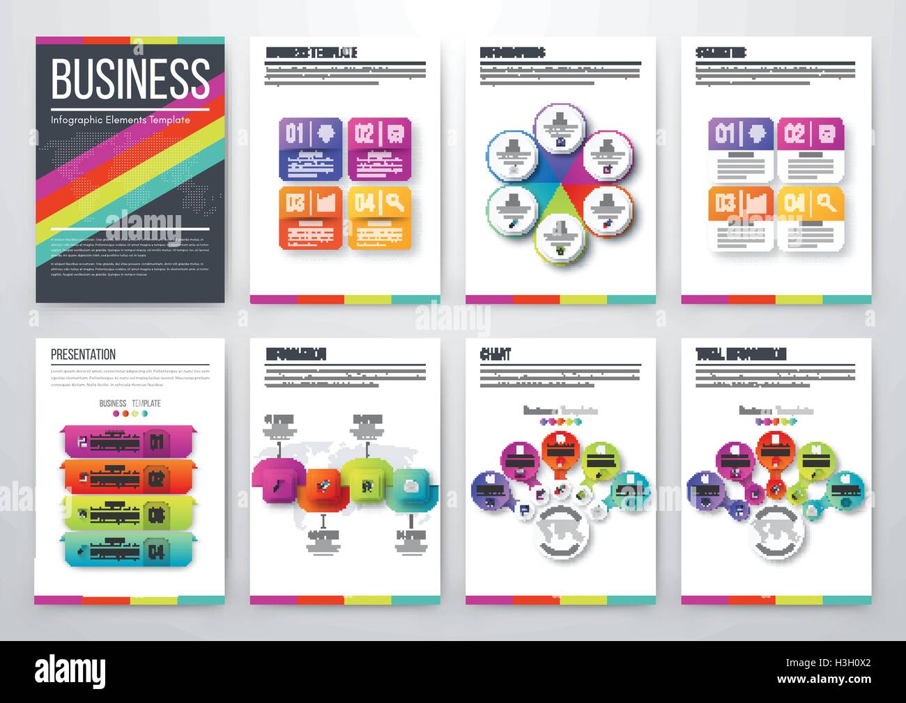 Modern infographic vector concept Stock Vector Image & Art - Alamy