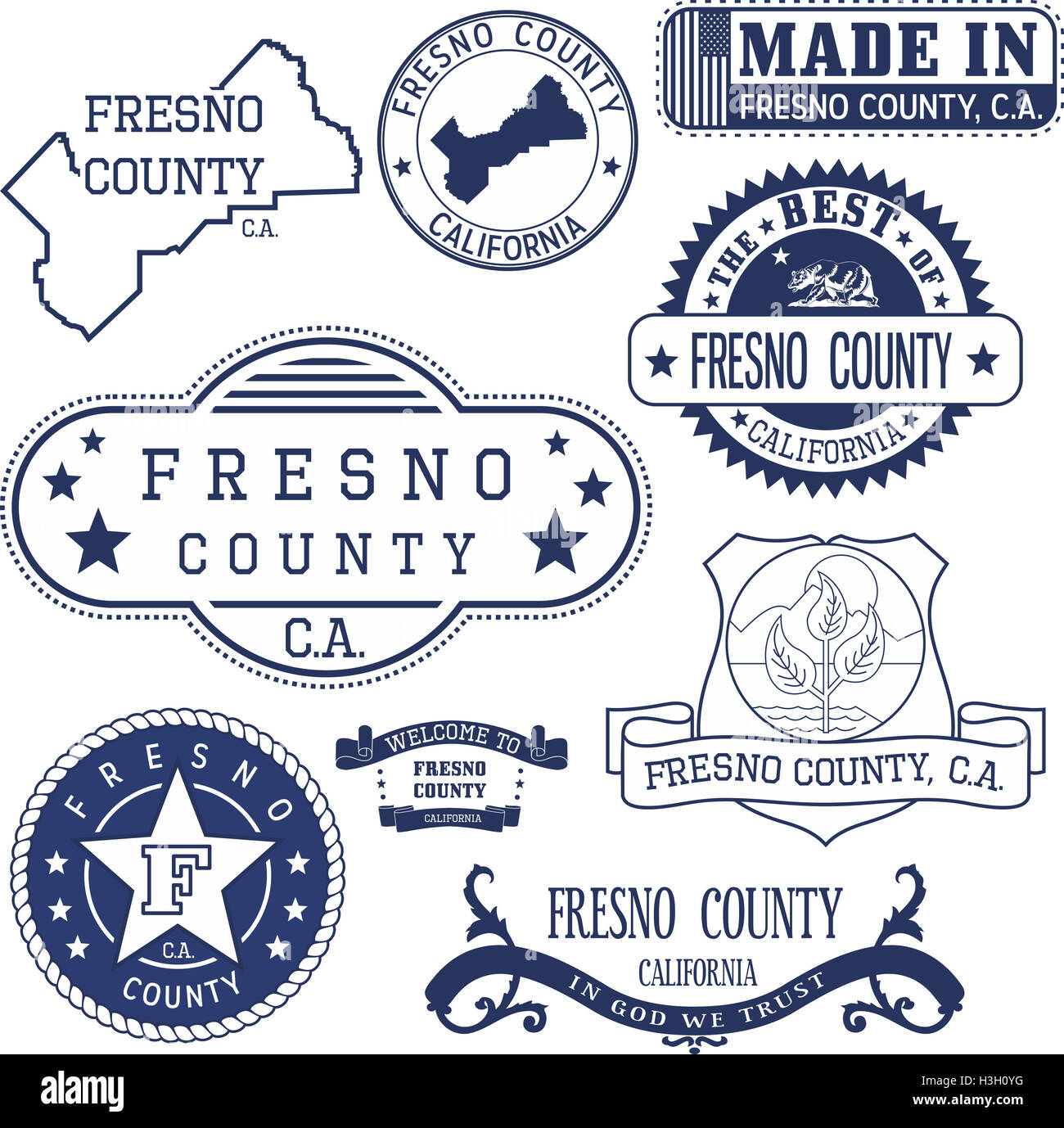 Official county map hi-res stock photography and images - Alamy