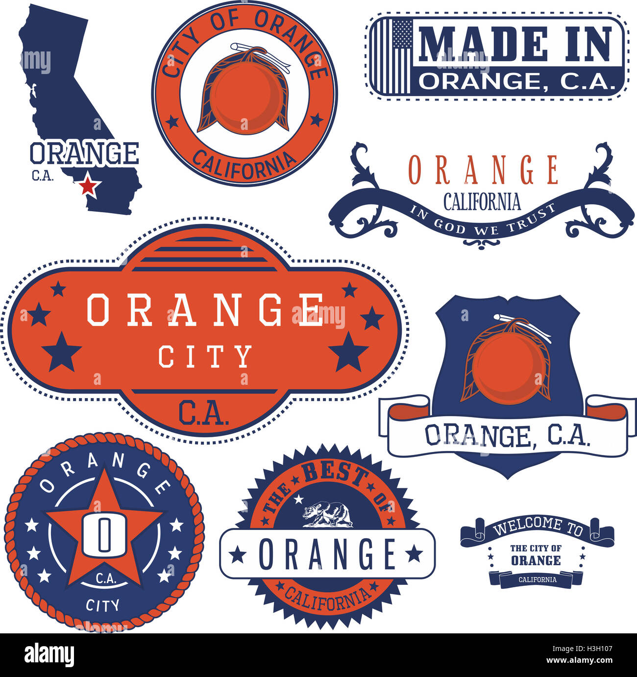 Orange City Logo Create Your City Logo — It's Free To Try
