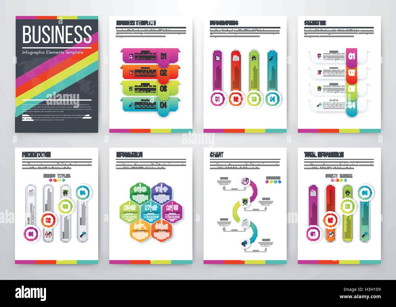 Modern infographic vector concept Stock Vector Image & Art - Alamy