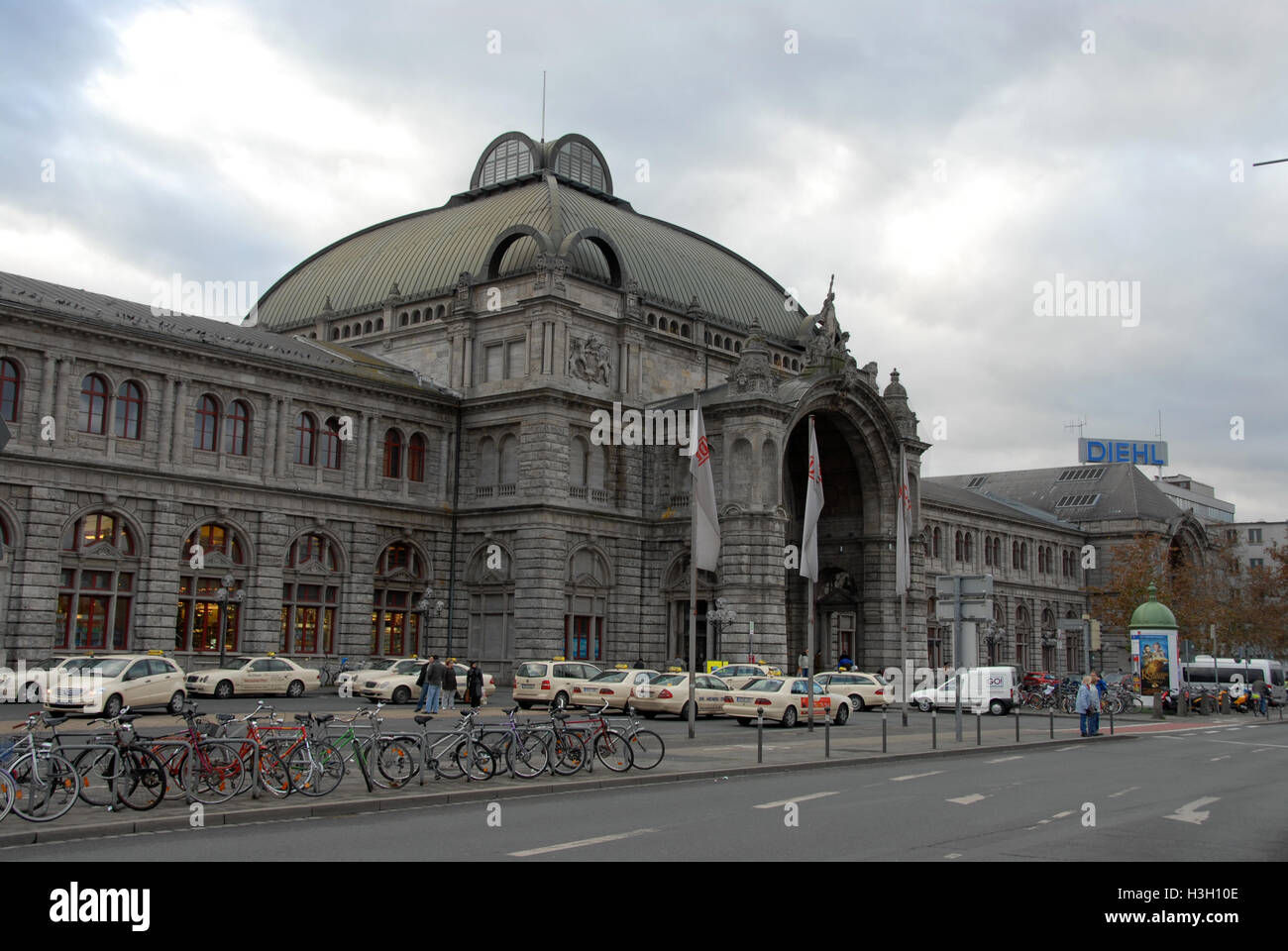 Nuremberg mainline rail station in Nuremberg, Bavaria, Germany Stock ...