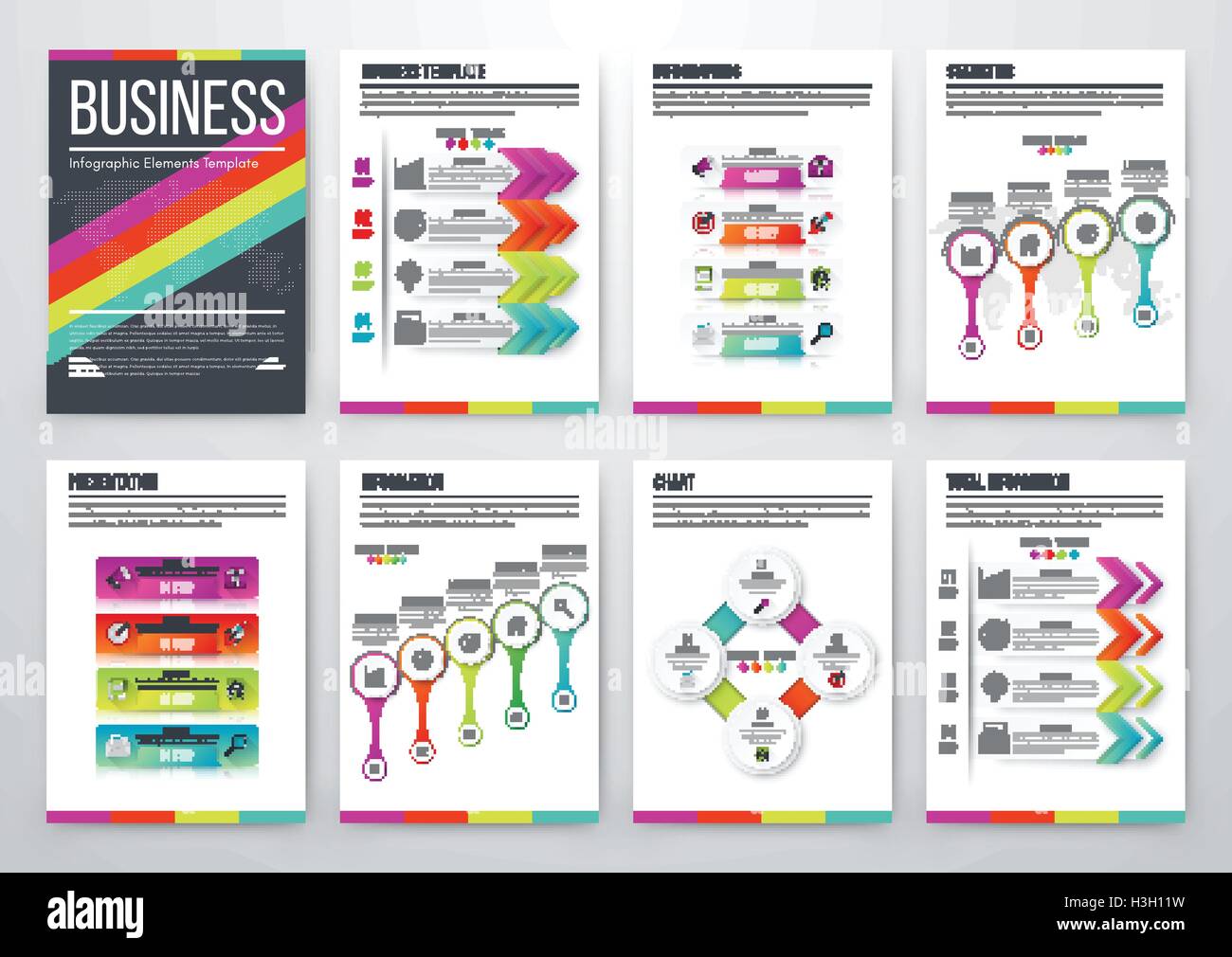 Modern infographic vector concept Stock Vector Image & Art - Alamy