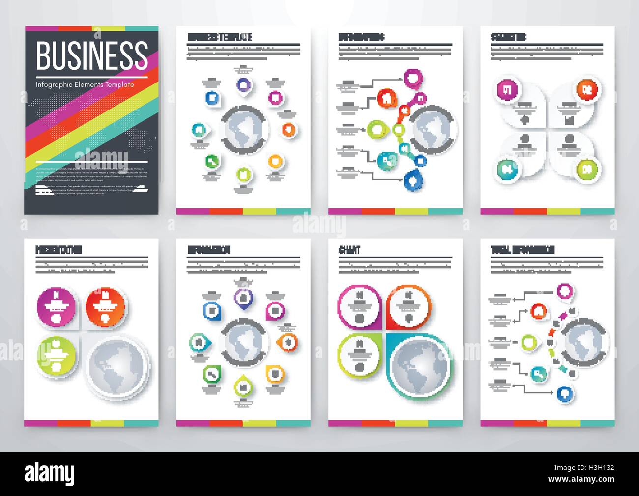 Modern infographic vector concept Stock Vector Image & Art - Alamy