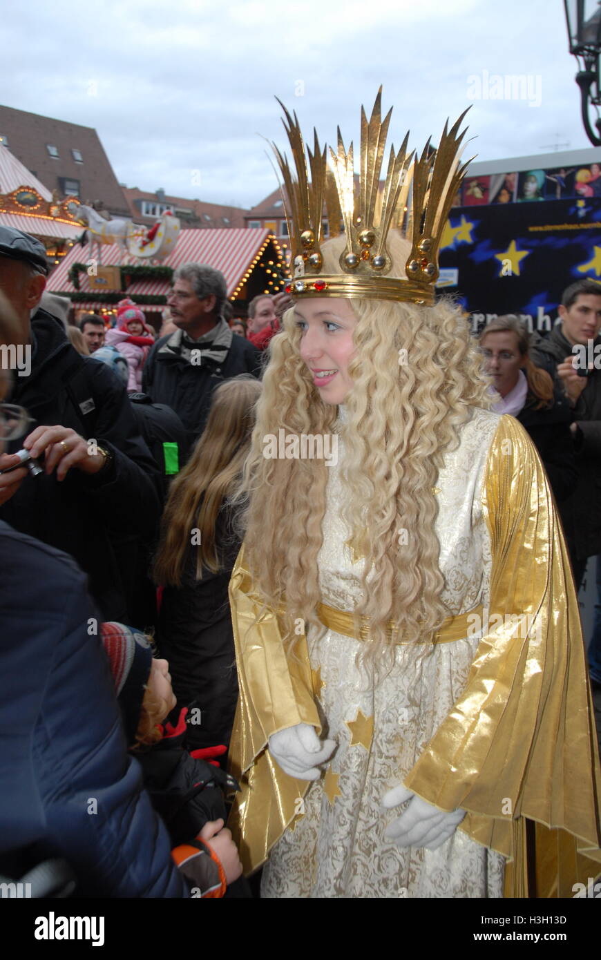 A young German girl was crowned as the 'Christ Angel' at the annual ...