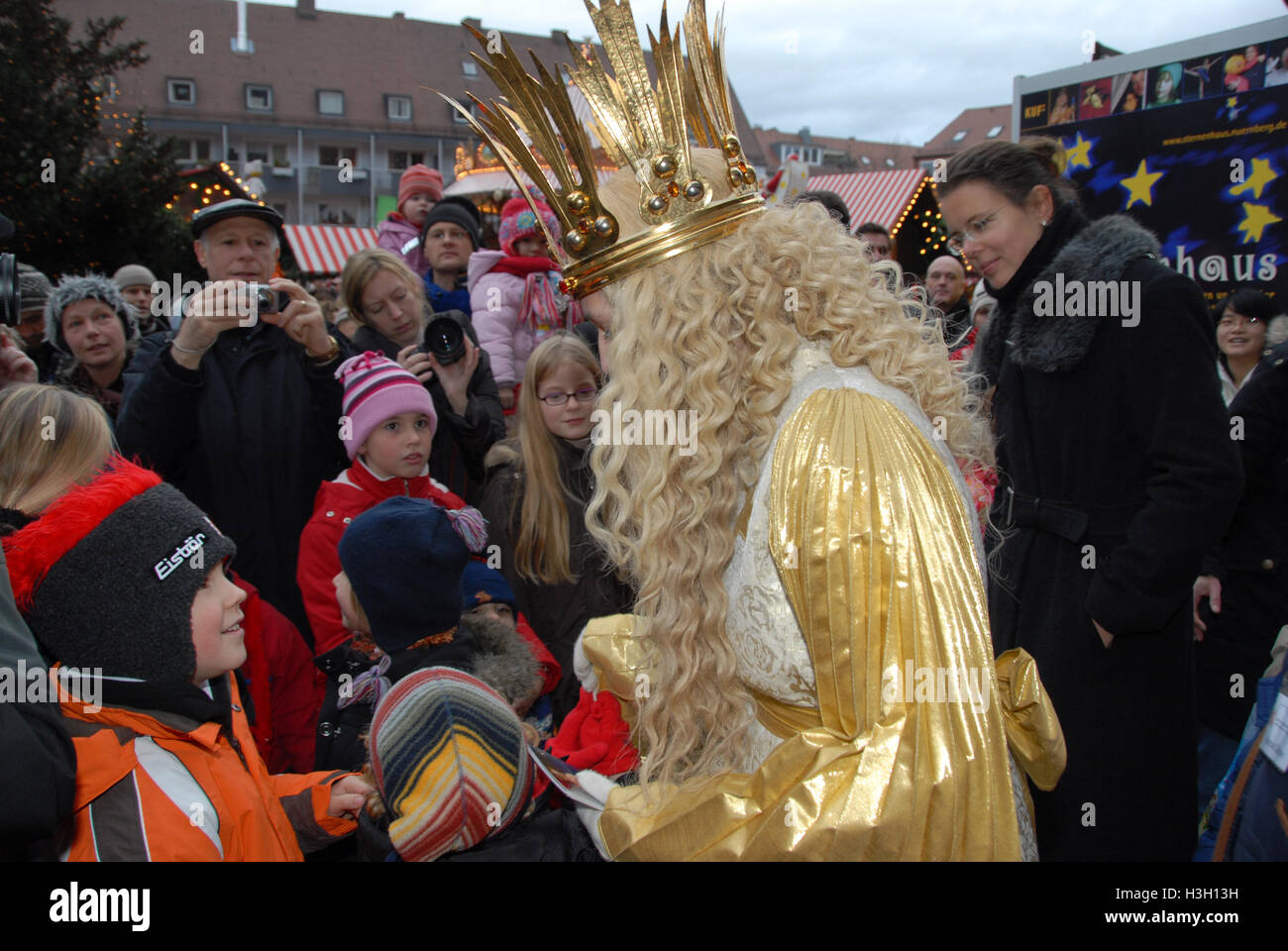 A young German girl was crowned as the 'Christ Angel' at the annual ...