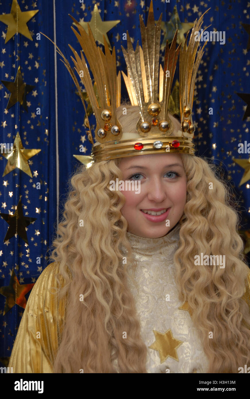 A young German girl was crowned as the 'Christ Angel' at the annual ...