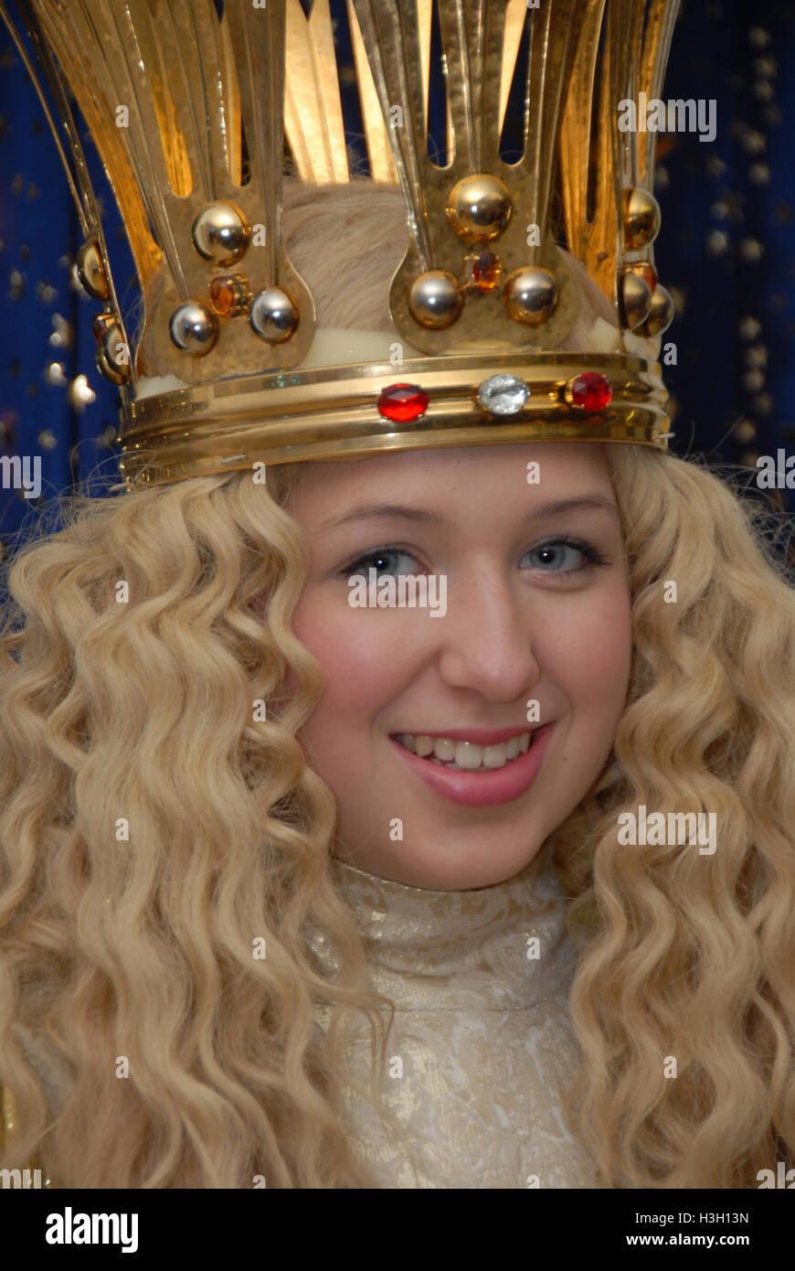 A young German girl was crowned as the 'Christ Angel' at the annual ...