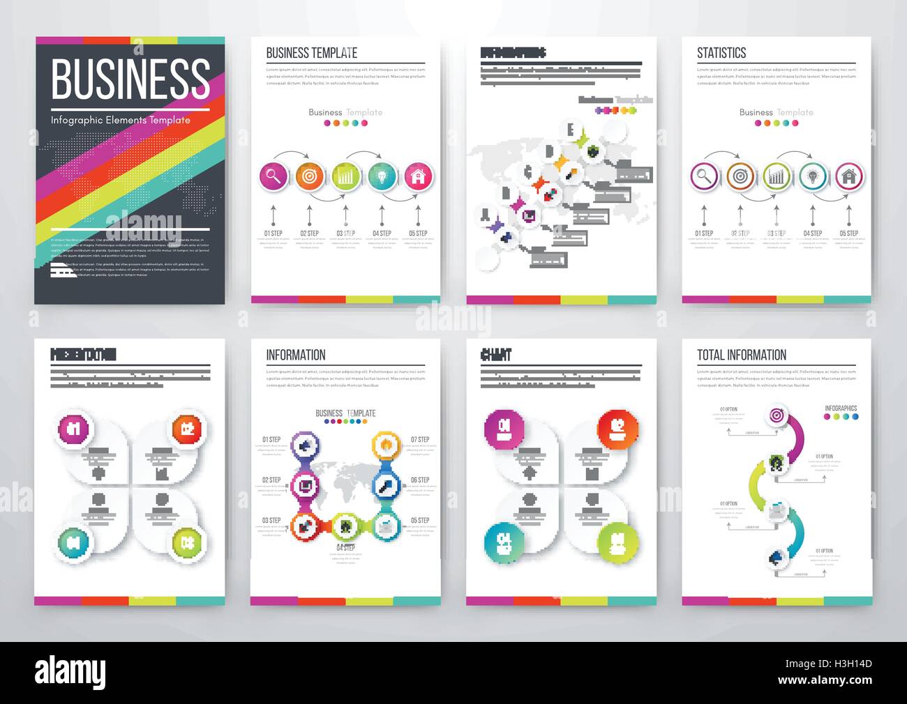 Modern infographic vector concept Stock Vector Image & Art - Alamy