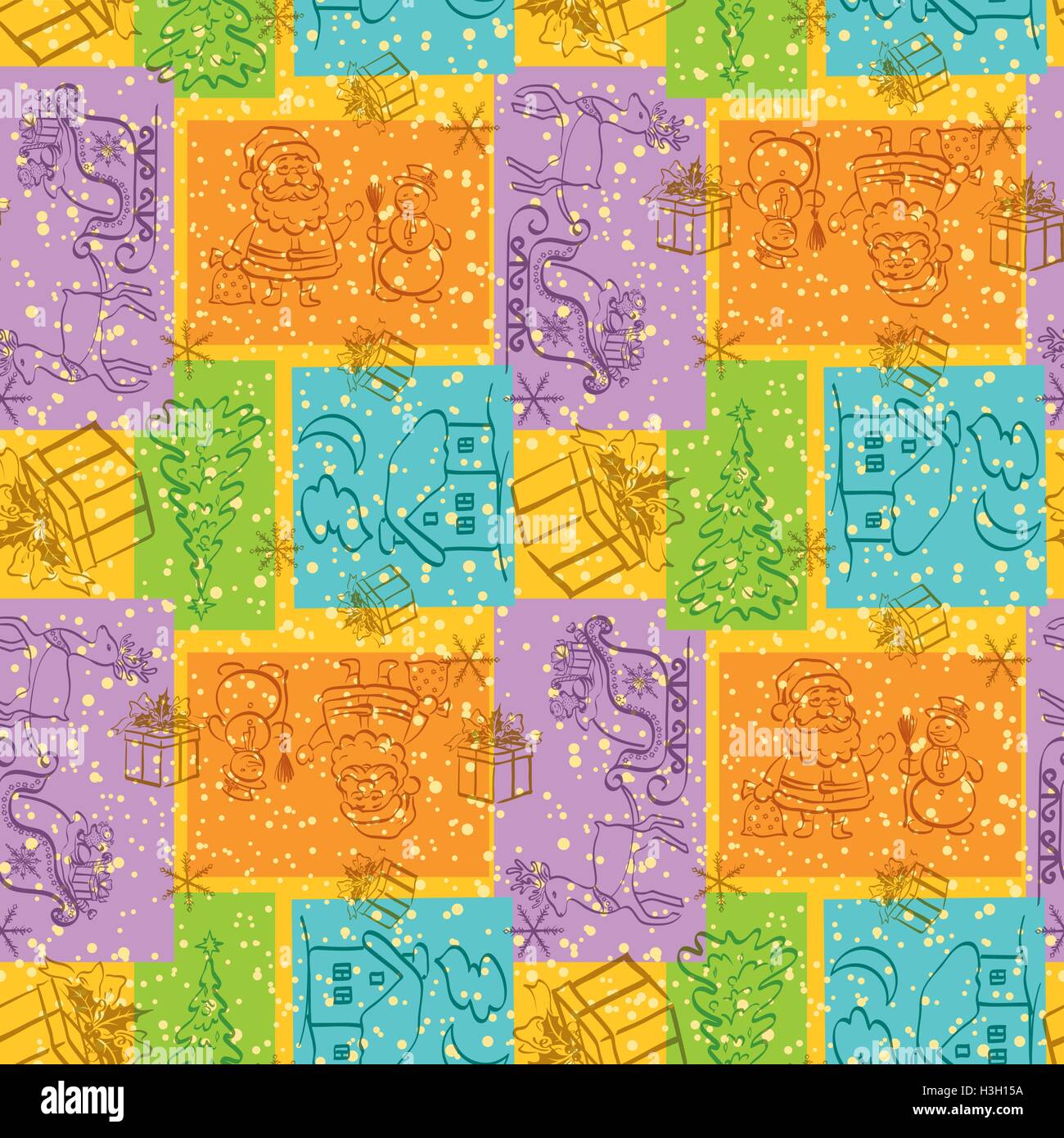 Christmas background toy house Stock Vector Images - Alamy