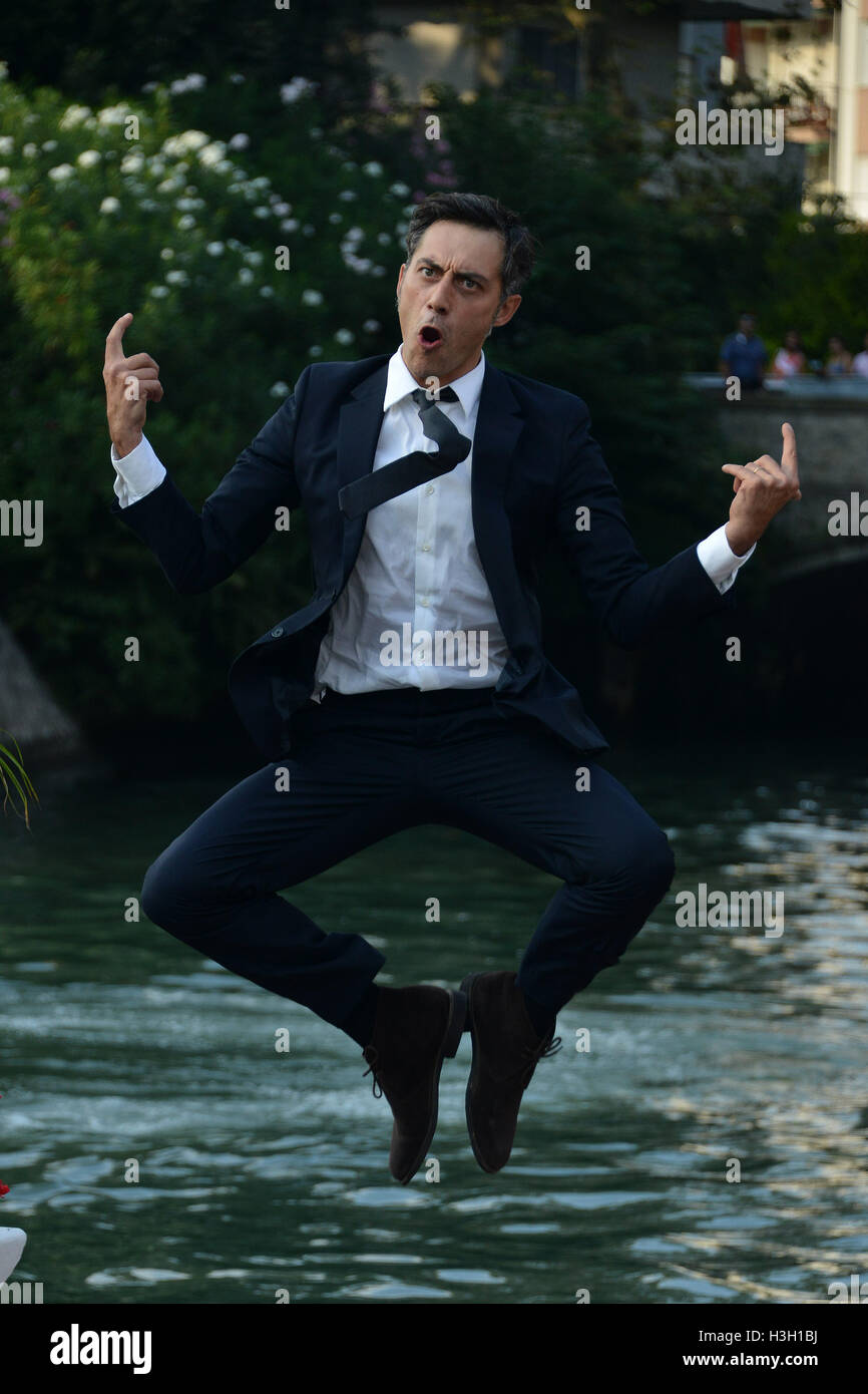 73rd Venice Film Festival - Celebrity Sightings Featuring: Filippo Timi ...