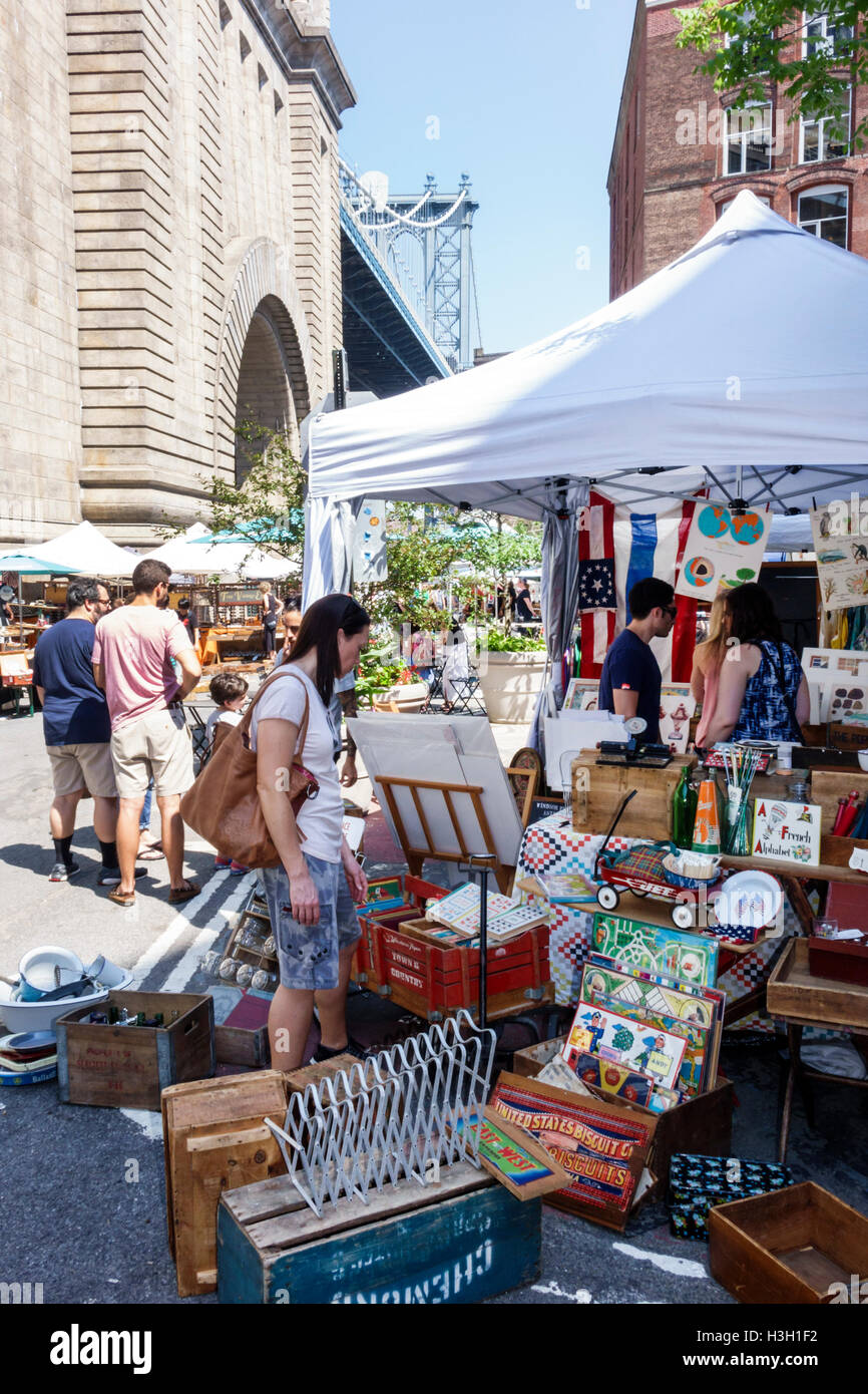 Brooklyn Flea Market New York Stock Photos & Brooklyn Flea Market New ...